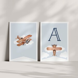 Airplane Birthday Favor Tags Template - Personalized Aviation Theme ...