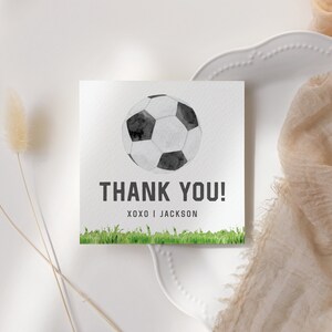 Soccer Birthday Backdrop Custom Football Theme Party Banner Sports ...