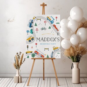 Transportation Birthday Party Time Capsule - Trucks and Cars Memory Box ...