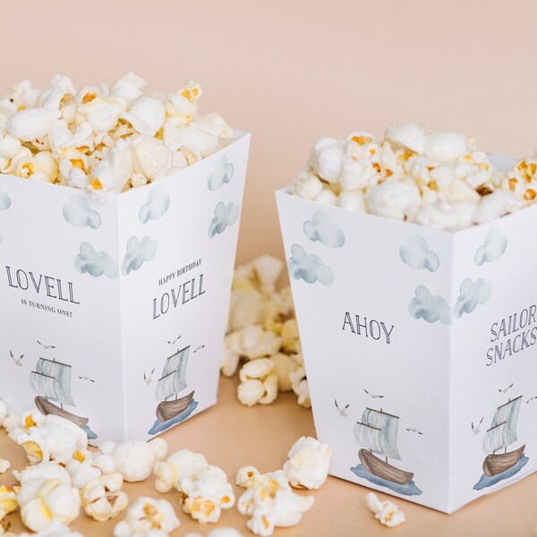 Nautical Treat Boxes - Etsy