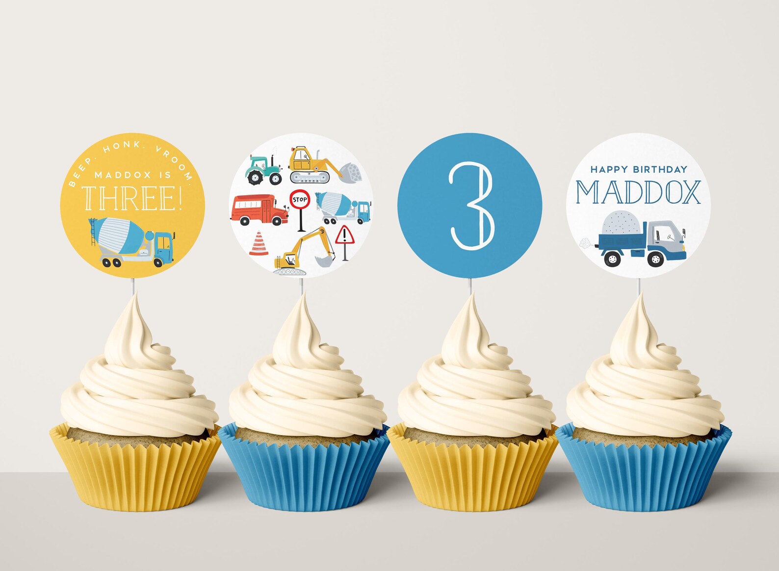 Transportation Birthday Welcome Sign: Editable Vehicle Theme Party ...