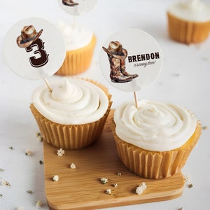 Wild West Birthday Milestone Board: Cowboy Rodeo Party (editable ...