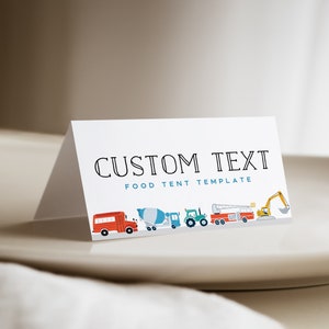 Transportation Birthday Table Sign - Trucks and Cars Theme Party Decor ...