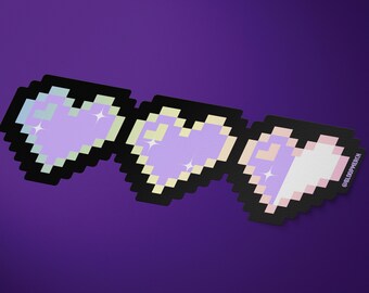 Small Pixel Sticker | Etsy