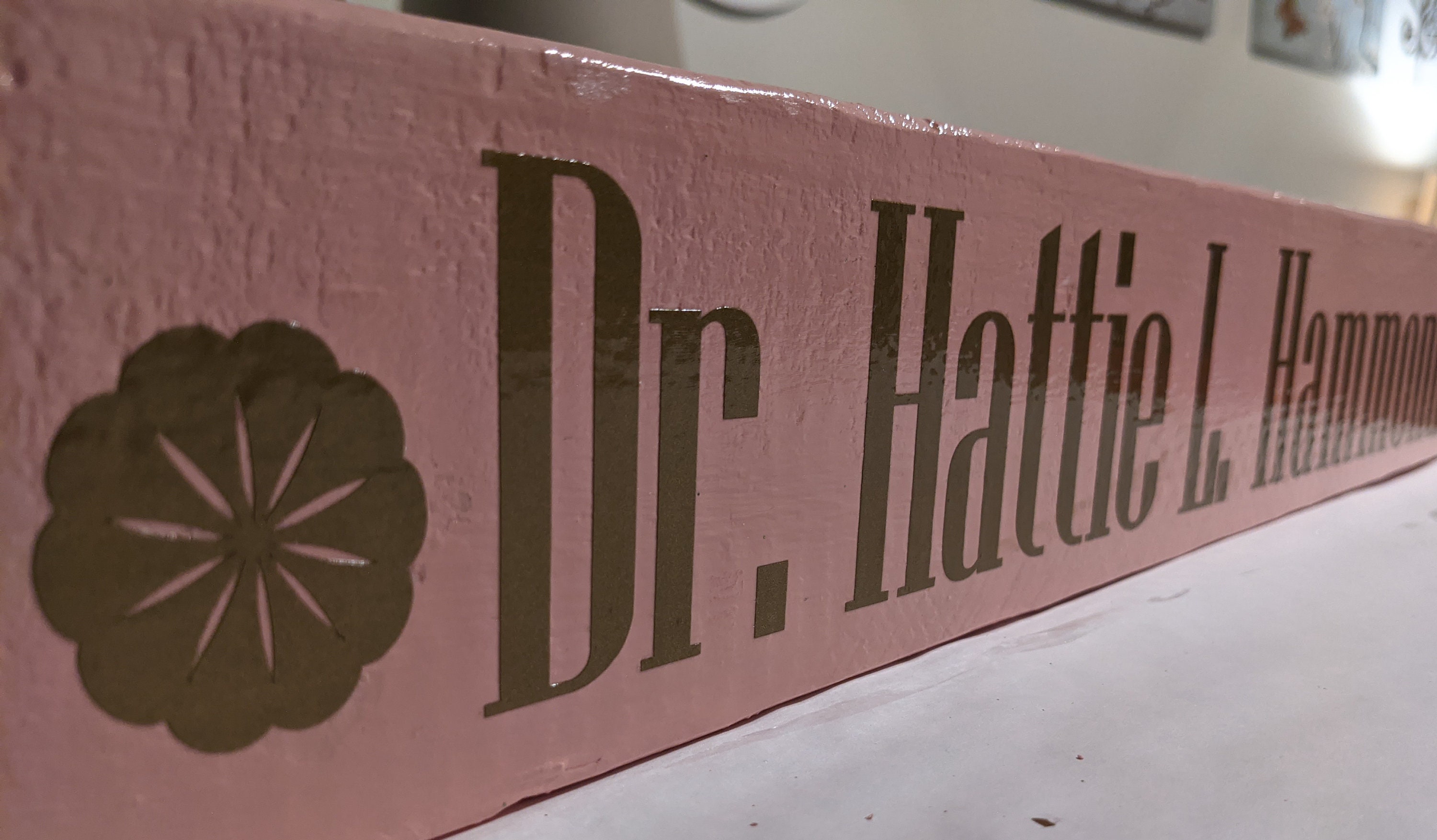 Personalized Solid Wood Nameplate - Etsy