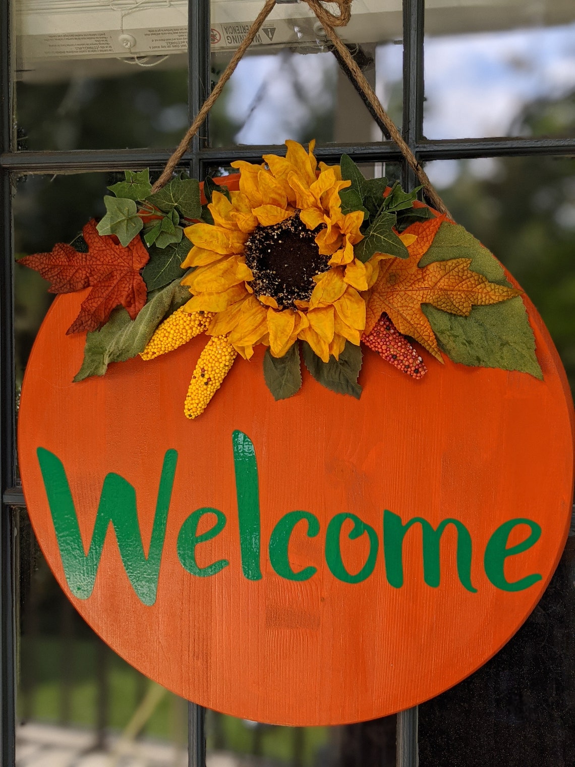 Fall Welcome Sign, Welcome Sign, Door Hanger, Fall Decor, Front Door ...