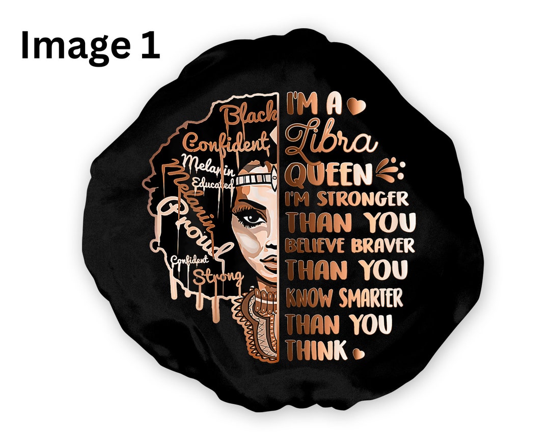 Libra Zodiac Satin Hair Bonnet: Personalized Birthday Gift - Etsy UK