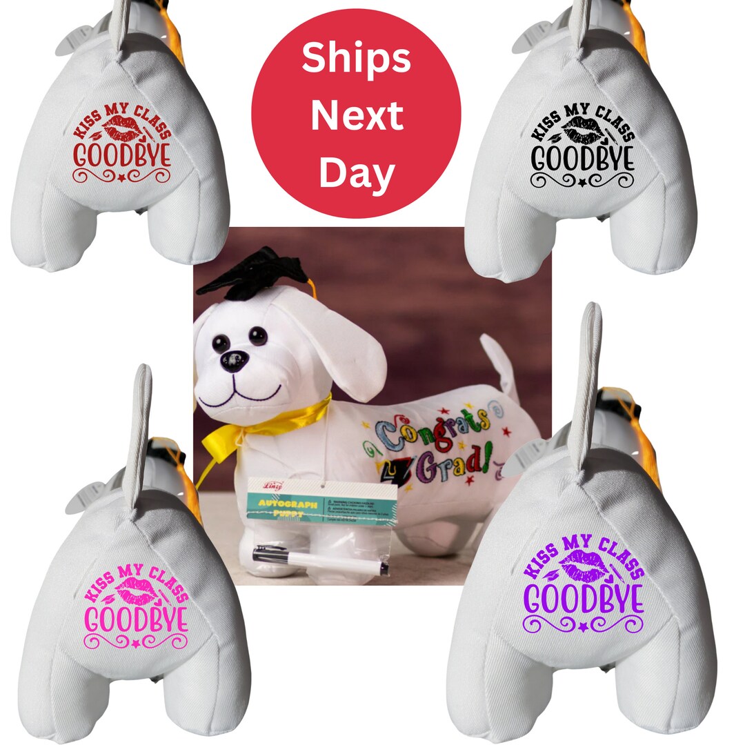 Autograph Graduation Dog Graduation Gift for Students Personalized ...