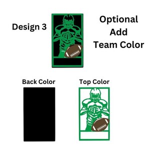 Custom Maple Wood Football Signage - Personalized Stadium Series, Add ...