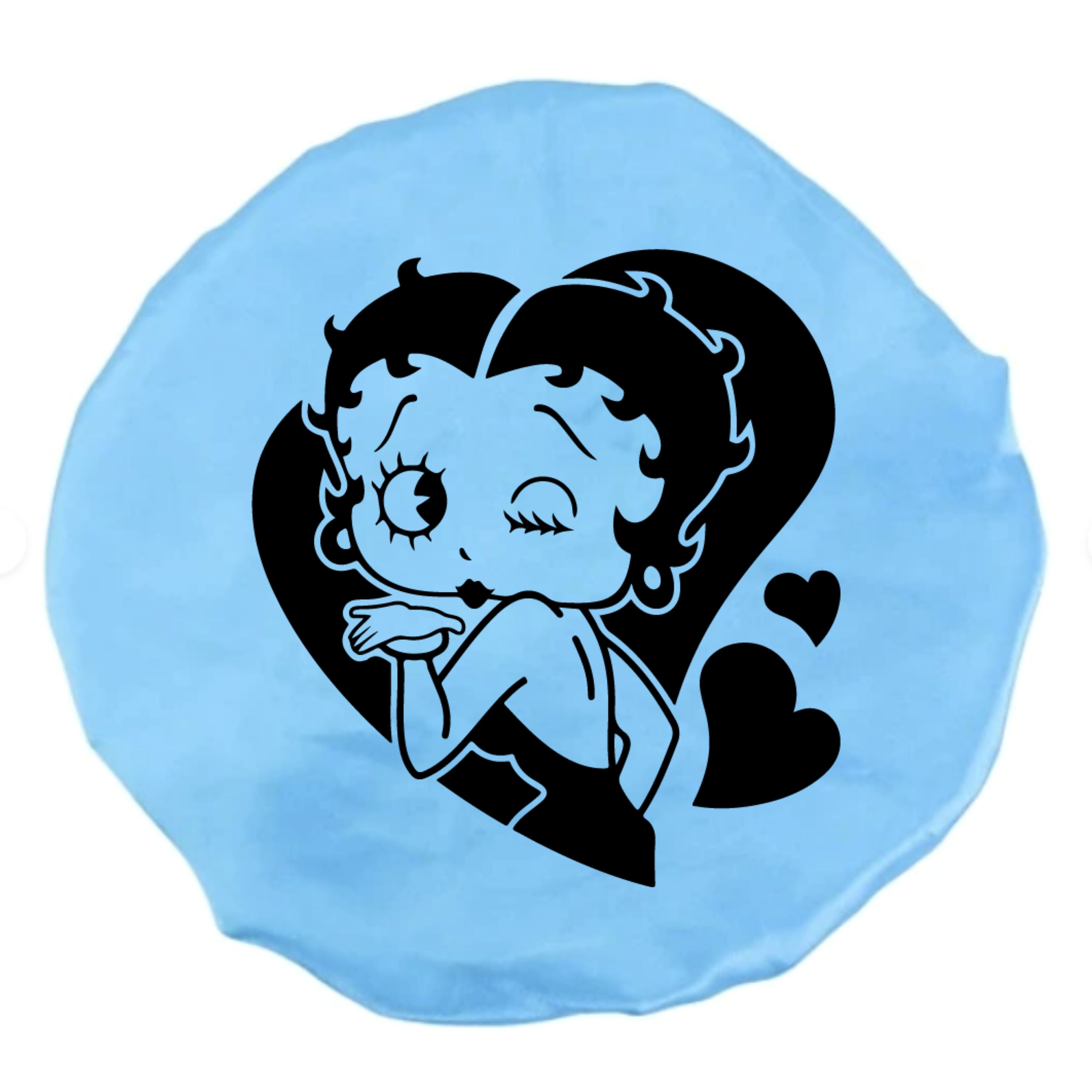 Betty Boop Personalized Satin Hair Bonnet Gift for Her Custom Sleep Cap ...