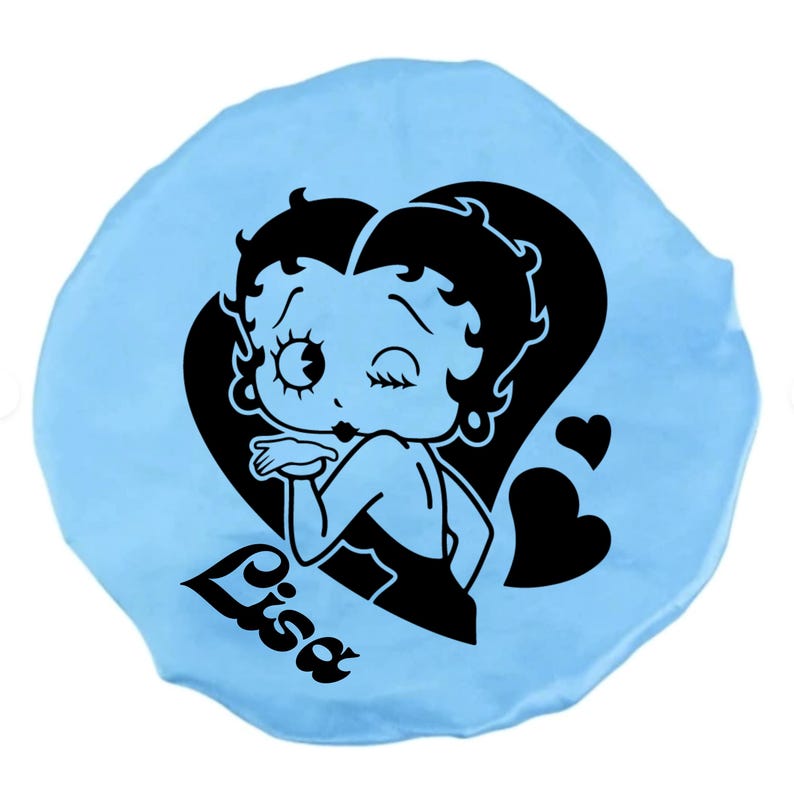 Betty Boop Personalized Satin Hair Bonnet: Custom Sleep Cap - Etsy