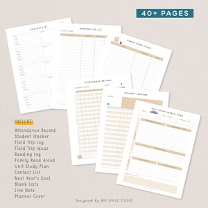 PRINTABLE Homeschool Planner, Teacher Lesson Planner, Preschool ...