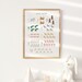 PRINTABLE Animal Counting Poster for Kids, Counting Numbers Educational ...