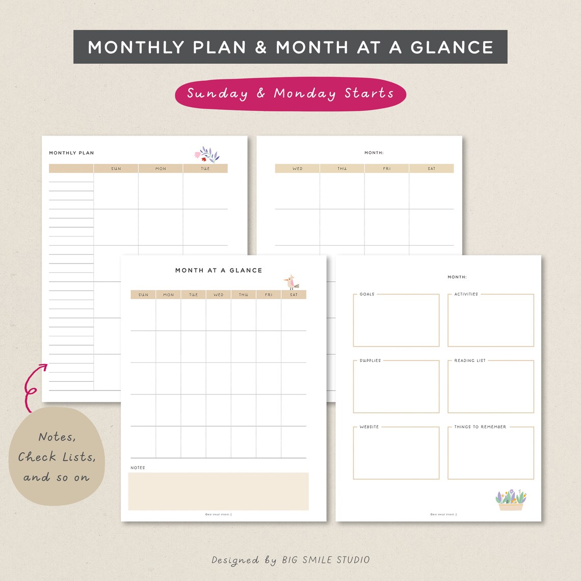 PRINTABLE Homeschool Planner Teacher Lesson Planner - Etsy