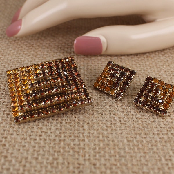 Square Brooch - Etsy