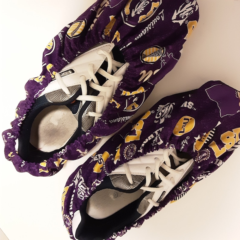 LSU Design Bowling Shoe Covers - Etsy