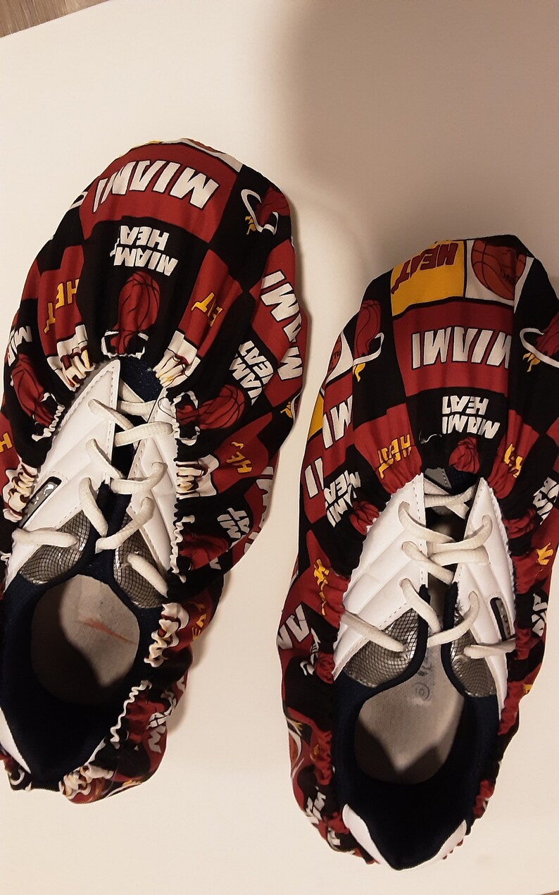 Miami Heat Design Bowling Shoe Covers - Etsy