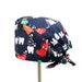 Dentist Surgical Scrub Cap Hat With Buttons Tooth Print - Etsy