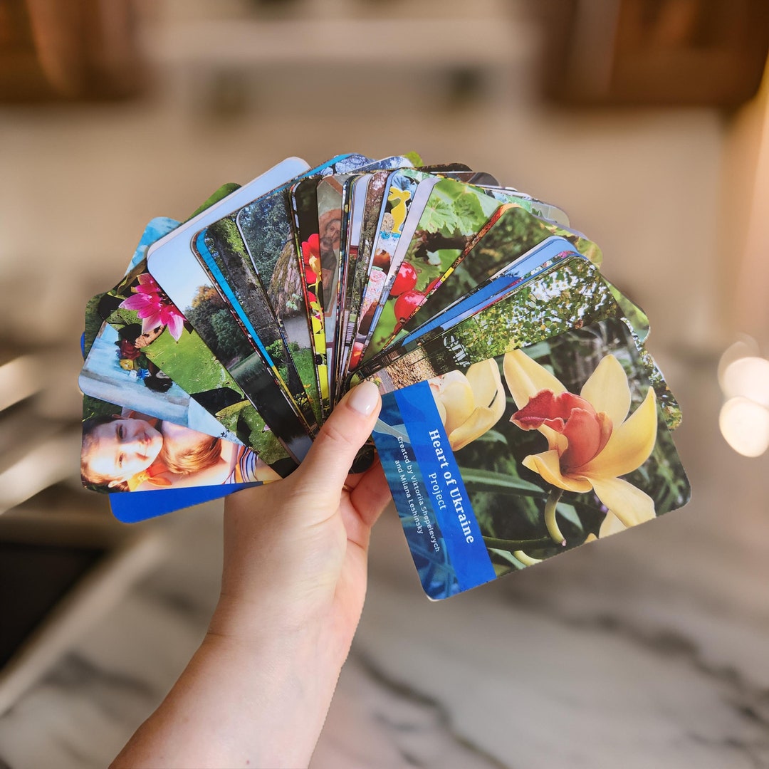 Heart of Ukraine Project Inspirational Card Deck - Ukrainian Gifts ...