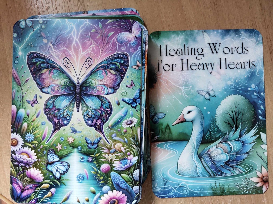 Inspirational Card Deck – Healing Affirmations, Grief Support - Etsy