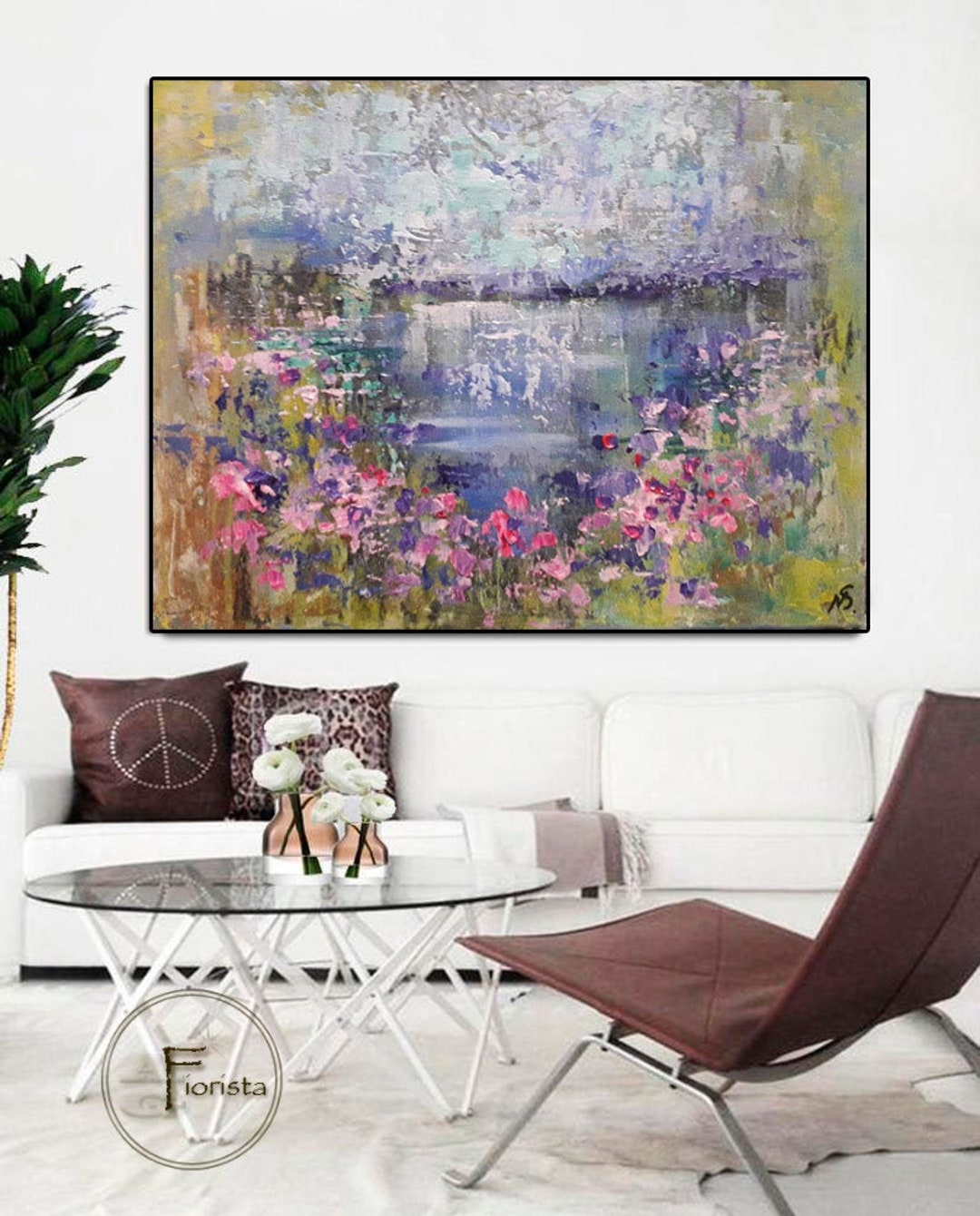 Freshness,original Abstract Painting,oil&acrylic Paintings on Canvas ...