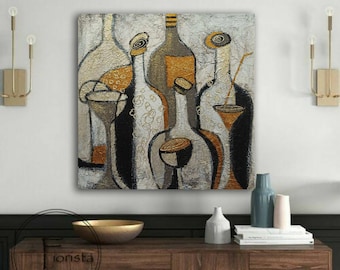 Abstract Dining Room Art - Etsy