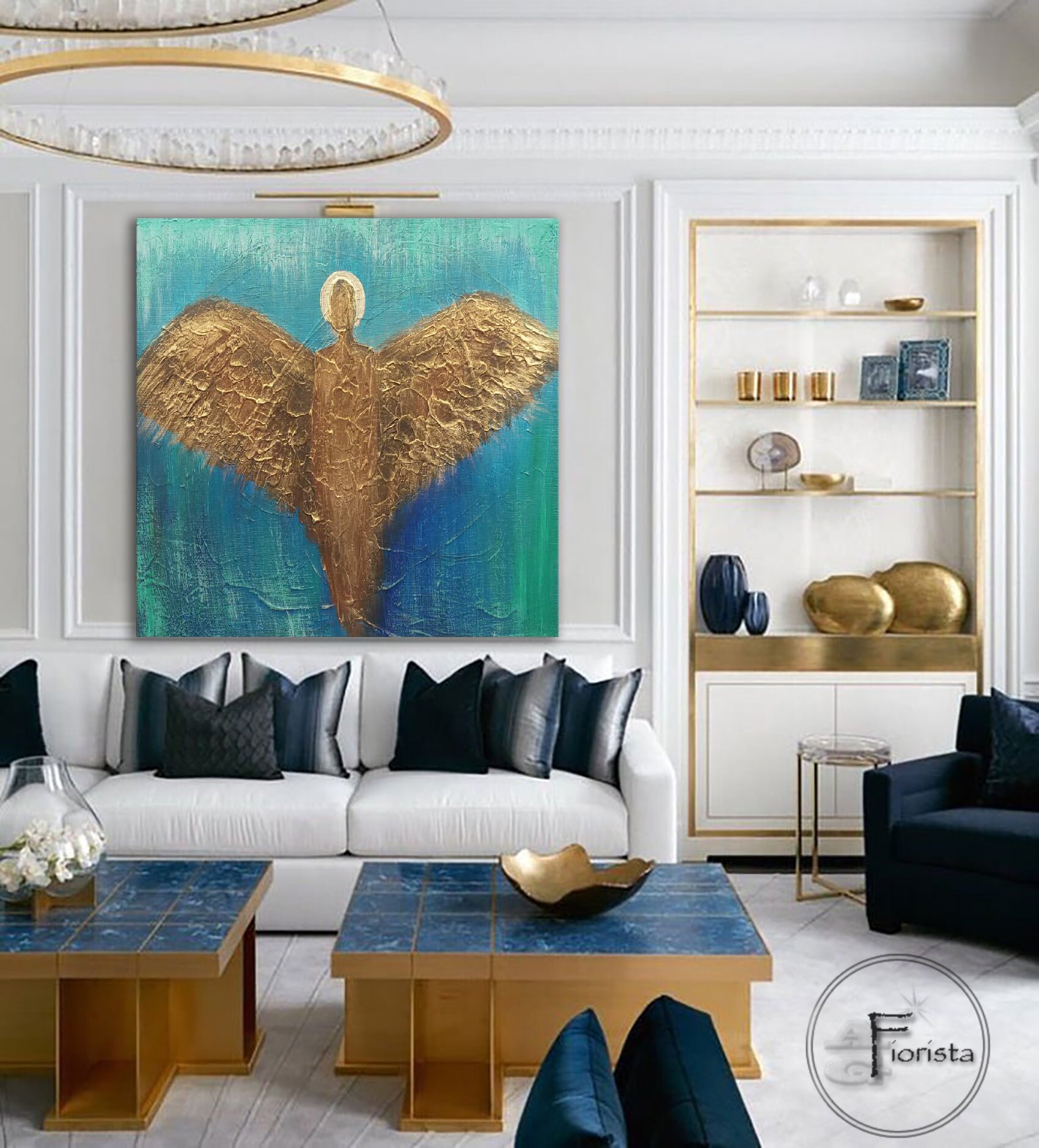 Angel Art, Angel Wings Texture, 3d Gold Art, Religious Art, Guardian ...