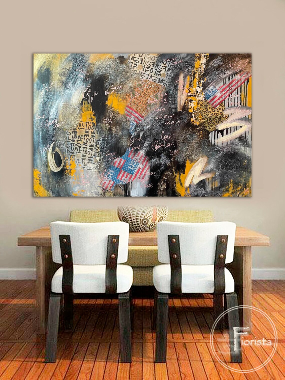Abstract Canvas Paintings Large Colorful Canvas Wall Art | Etsy