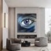 Eye Wall Art, Eye Oil Painting on Canvas, Large Wall Art, Lovers Eye ...