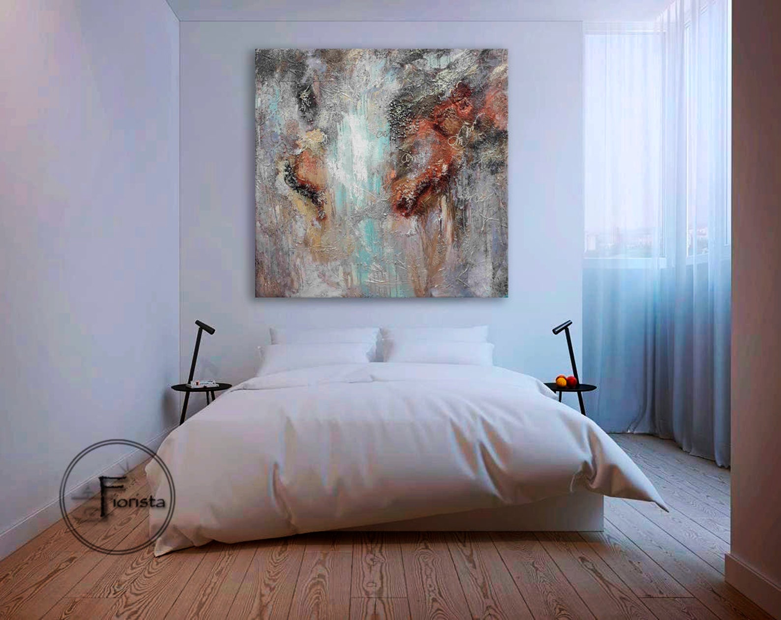 Textured art 3d abstract painting collage terra original | Etsy