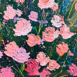 3d Art Pink Flowers, Flower Art on Canvas, Flower Art on the Walls ...