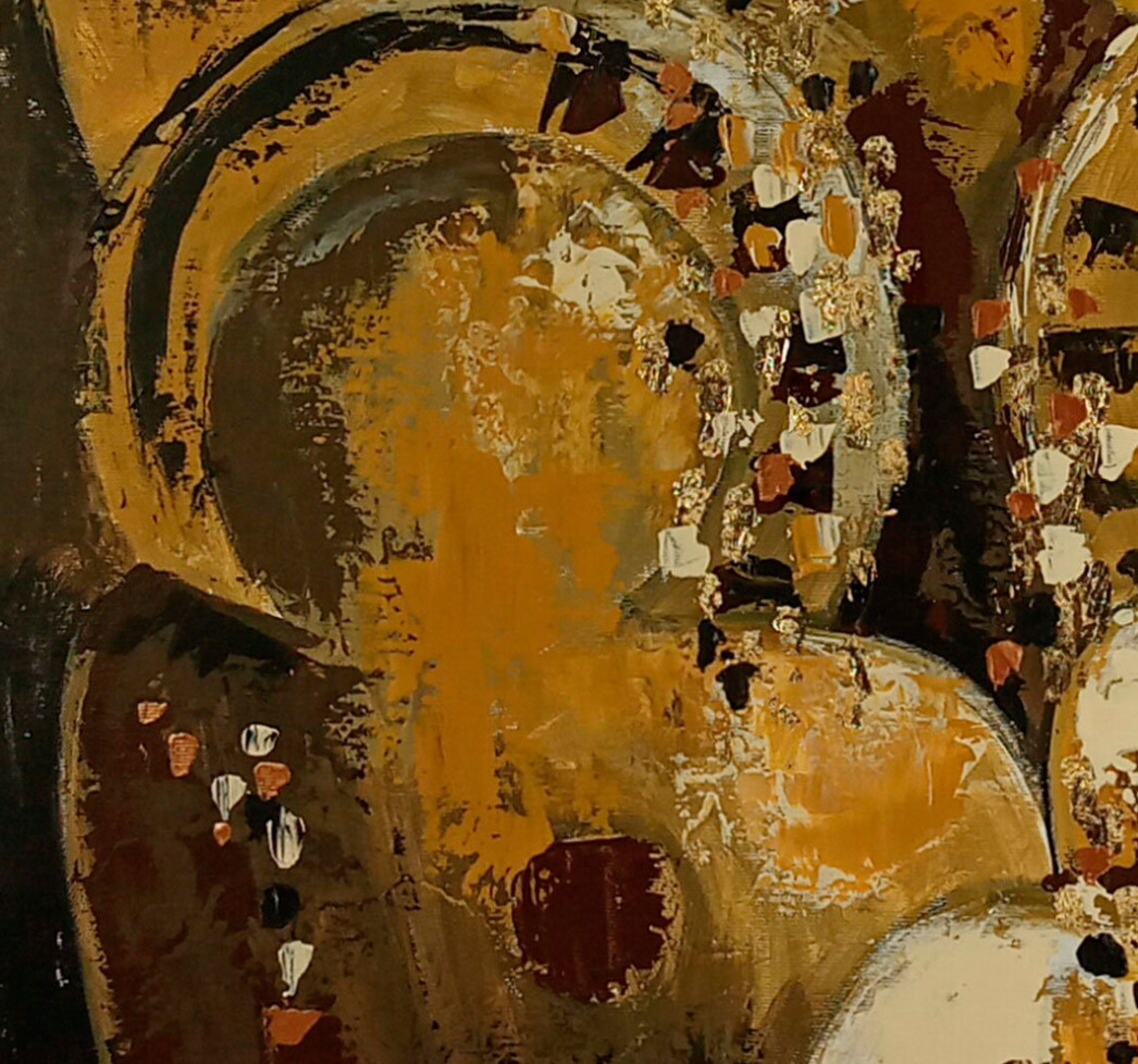 Aliens Original Modern Painting Abstract Oil Painting on | Etsy