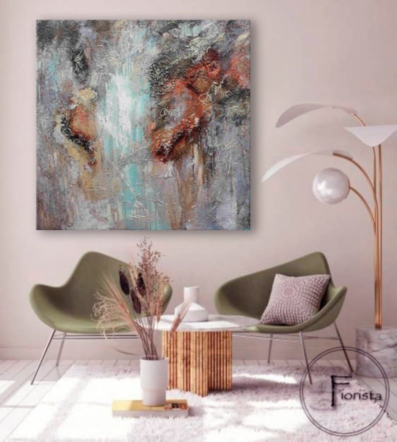Textured Art 3d Abstract Painting Collage Terra Original Painting Large ...