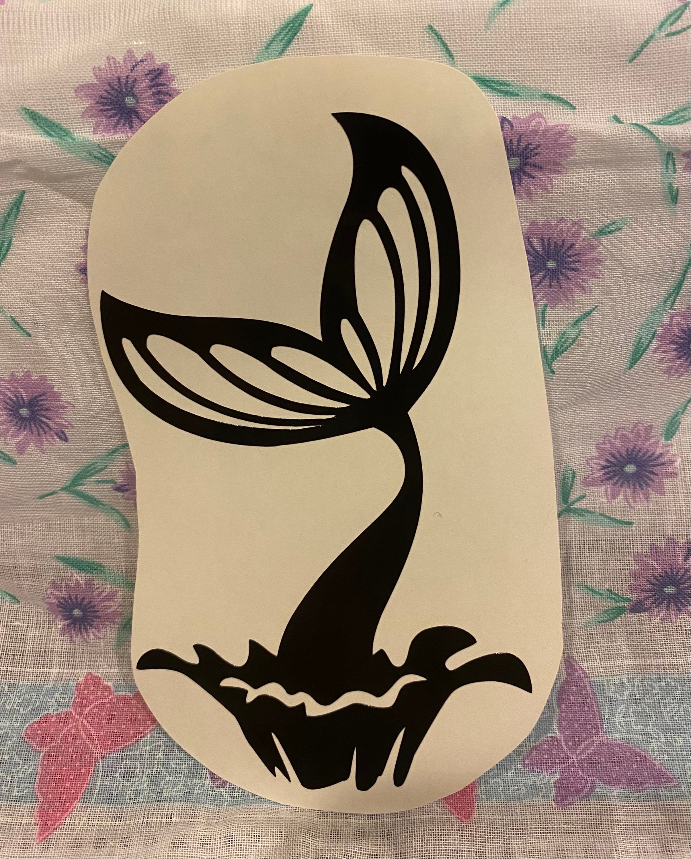 Mermaid Tail Splashing Vinyl Decal - Etsy