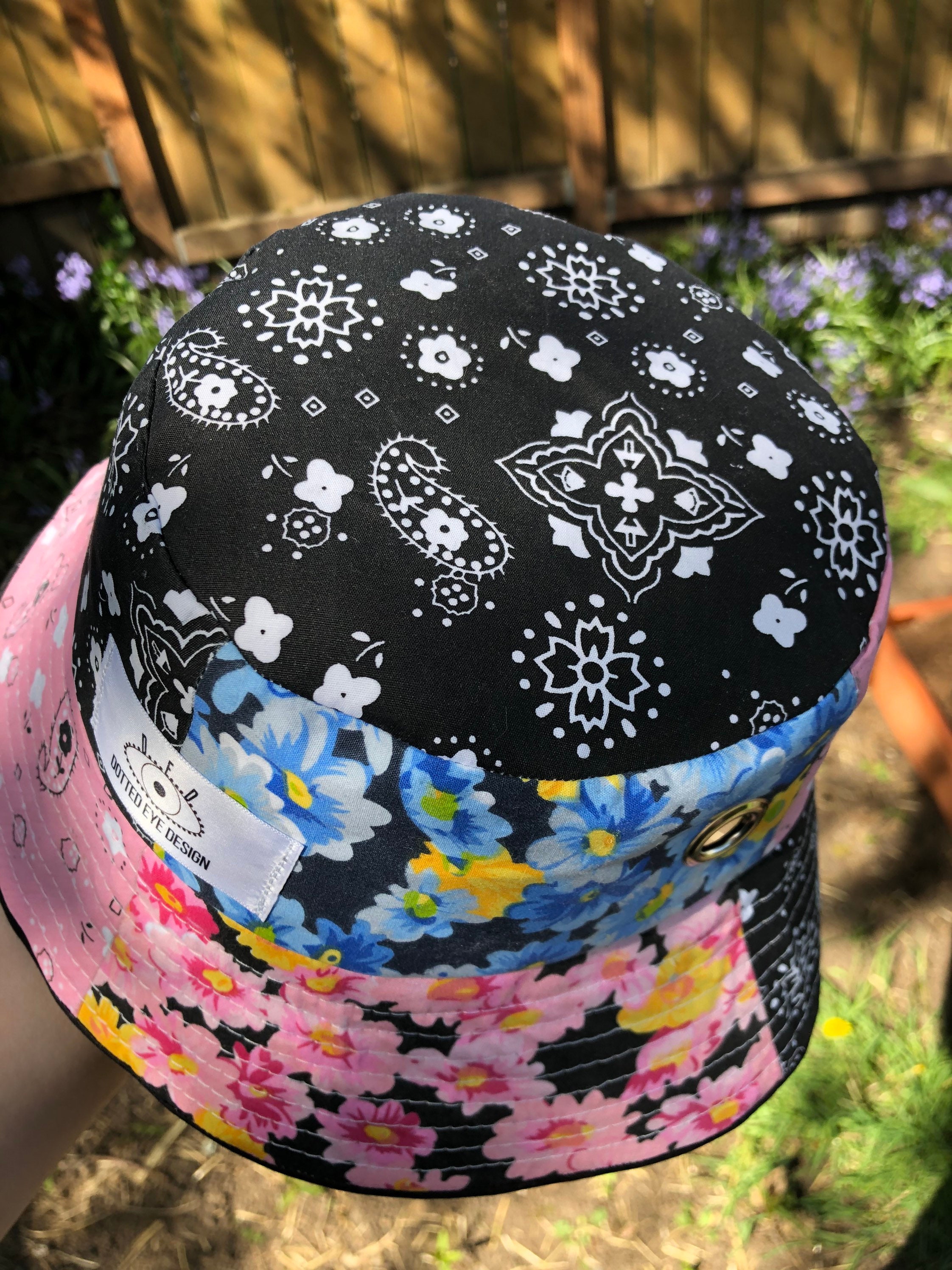 Paisley Patch Bucket Hat - Etsy