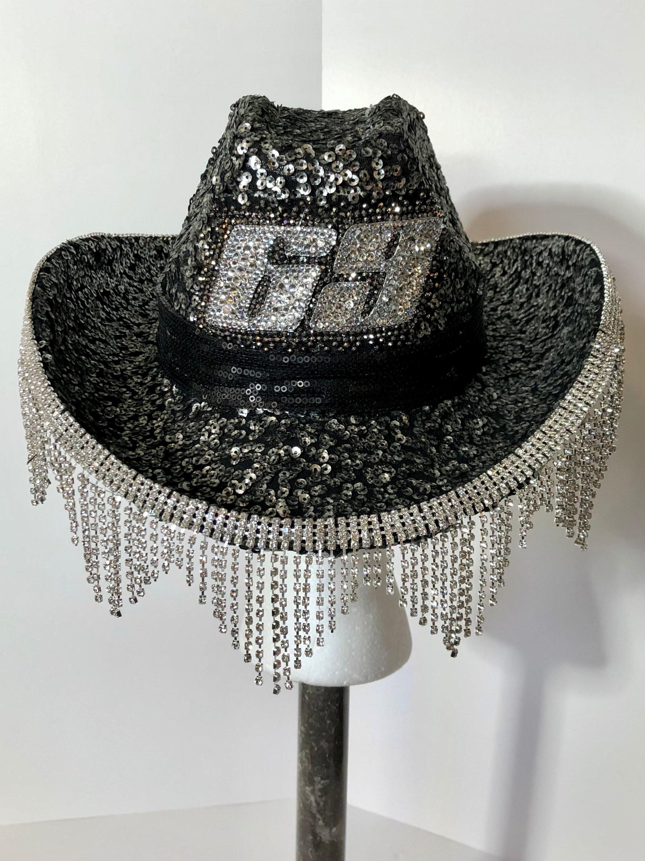 Custom Bespoke Rhinestone Embellished Bling Monogram Patch Designer ...