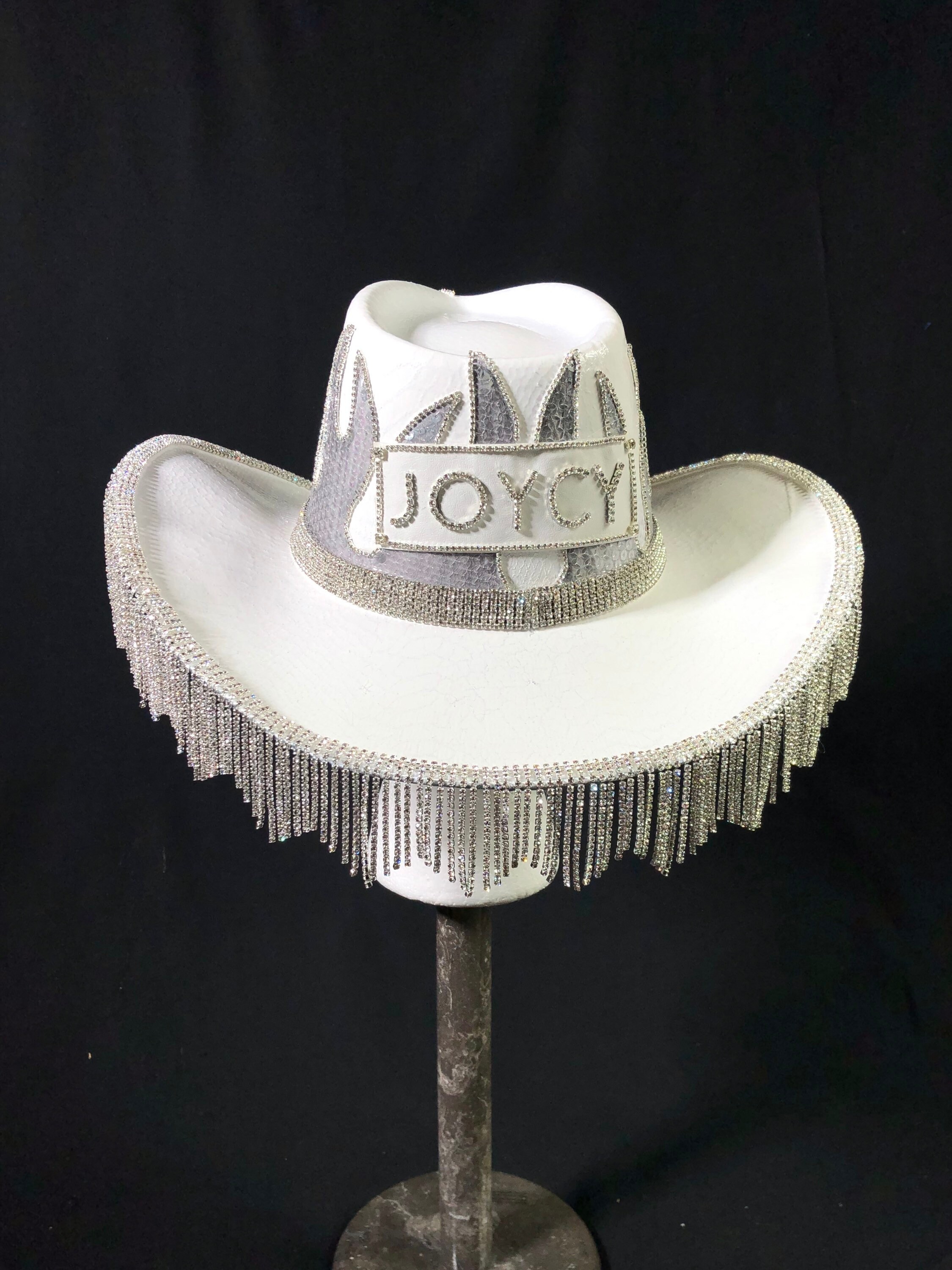 Custom Bespoke Rhinestone Embellished Bling Monogram Patch Designer ...