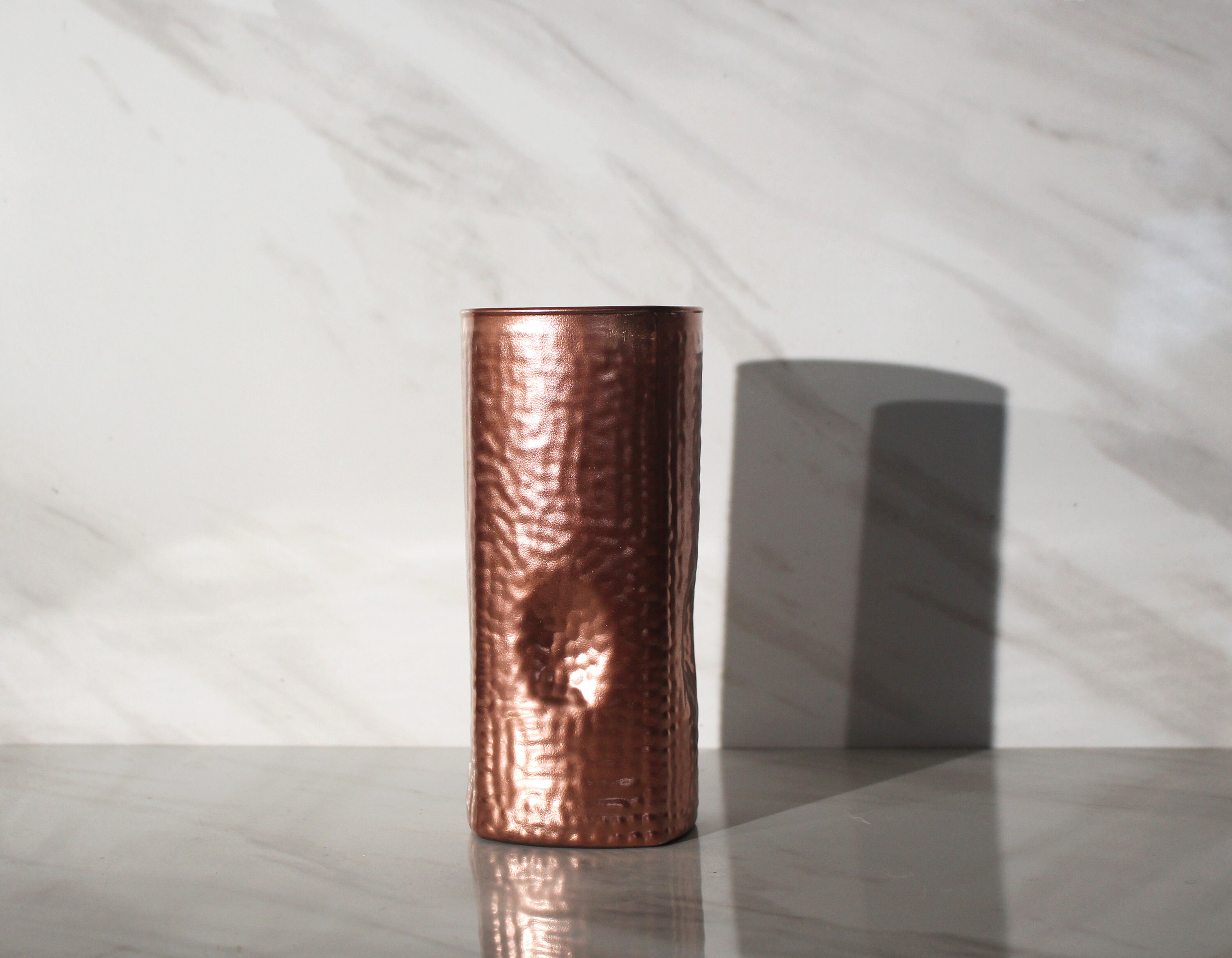 Home & Living Modern Matte Tall Geometric Cylinder Vase Mid Century ...