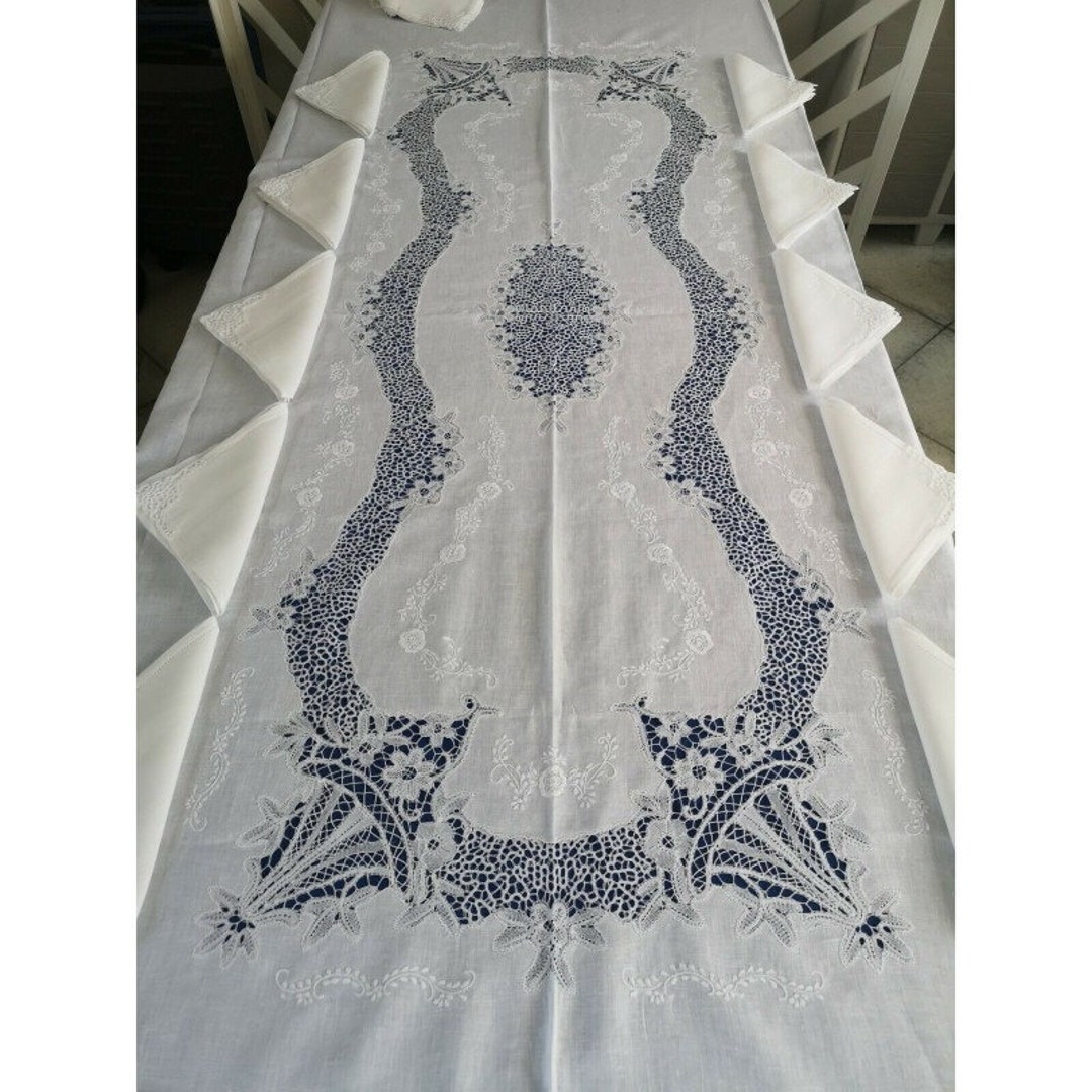 Spectacular Tablecloth X 12 including 12 Large Napkins 12 Tea Towels in ...