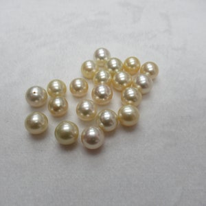 South Sea 9-10mm Champagne Pearls High Metallic, Very Good Luster, Nice ...