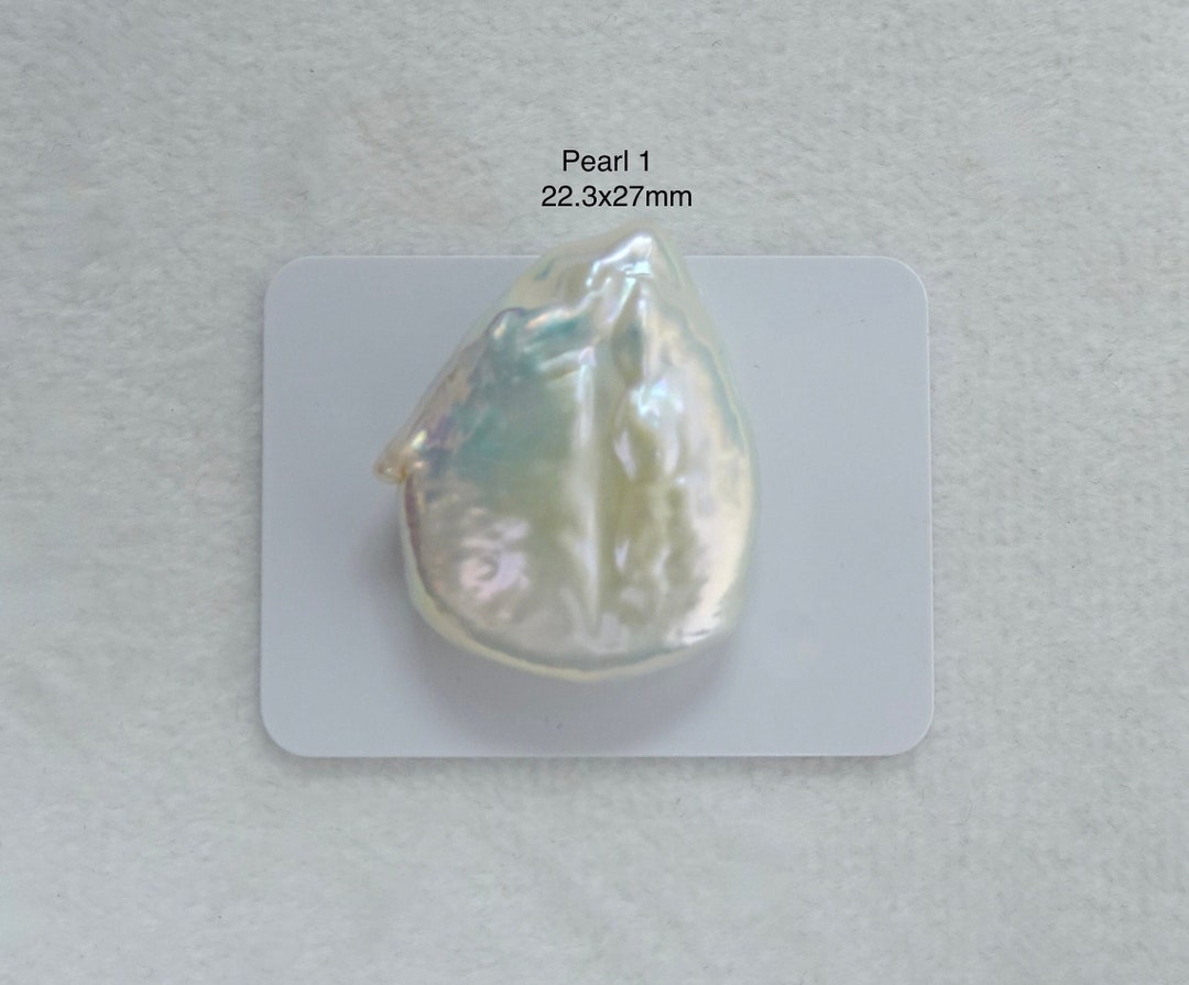 Freshwater Souffle Pearl Intense Natural Iridescent Colors, Unique ...