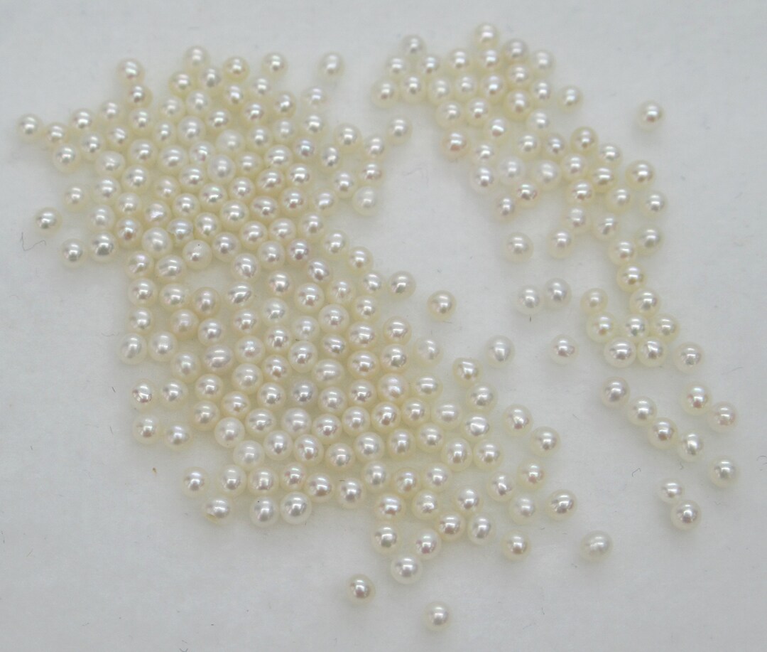 1.5mm-4.5mm Chinese Freshwater White Loose Pearls Near-round Undrilled ...