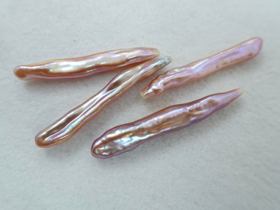 Freshwater Biwa Pearls, Natural Color, Excellent Luster, High Quality ...