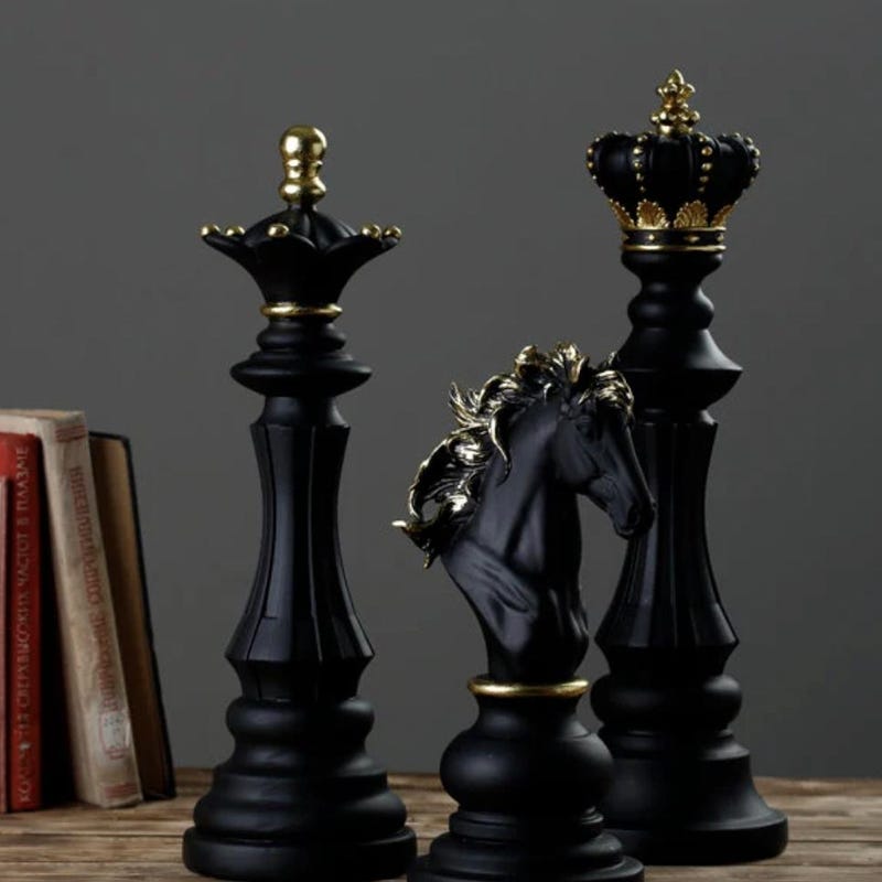 Chess Horse Piece Statue - Etsy