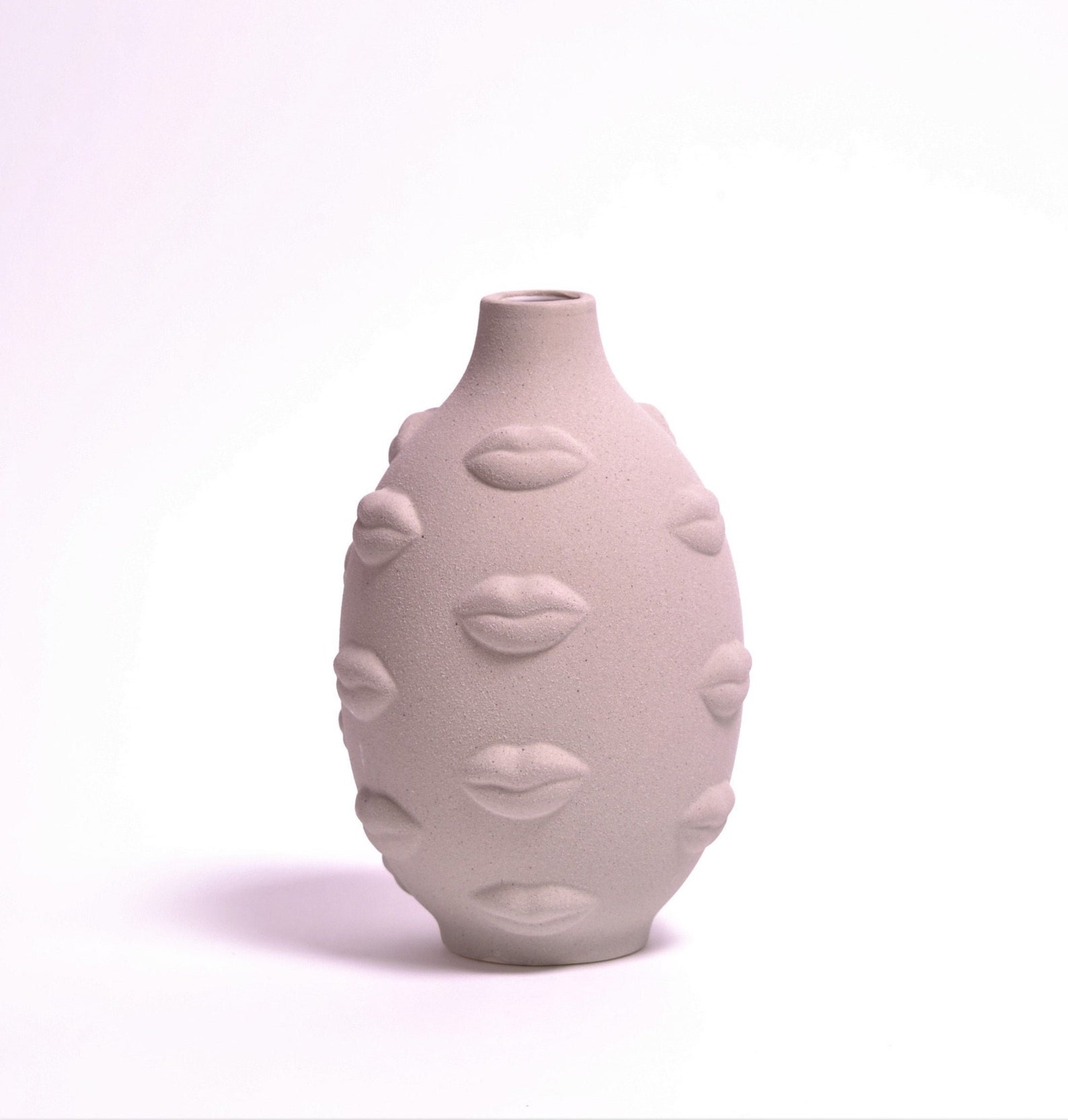 Lips Vase Sculpture Lips Ceramic Vase Modern Unique Home | Etsy