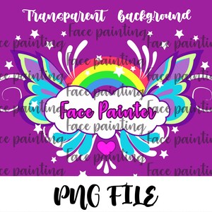Face Painting Png Transparent Background File - Etsy Australia