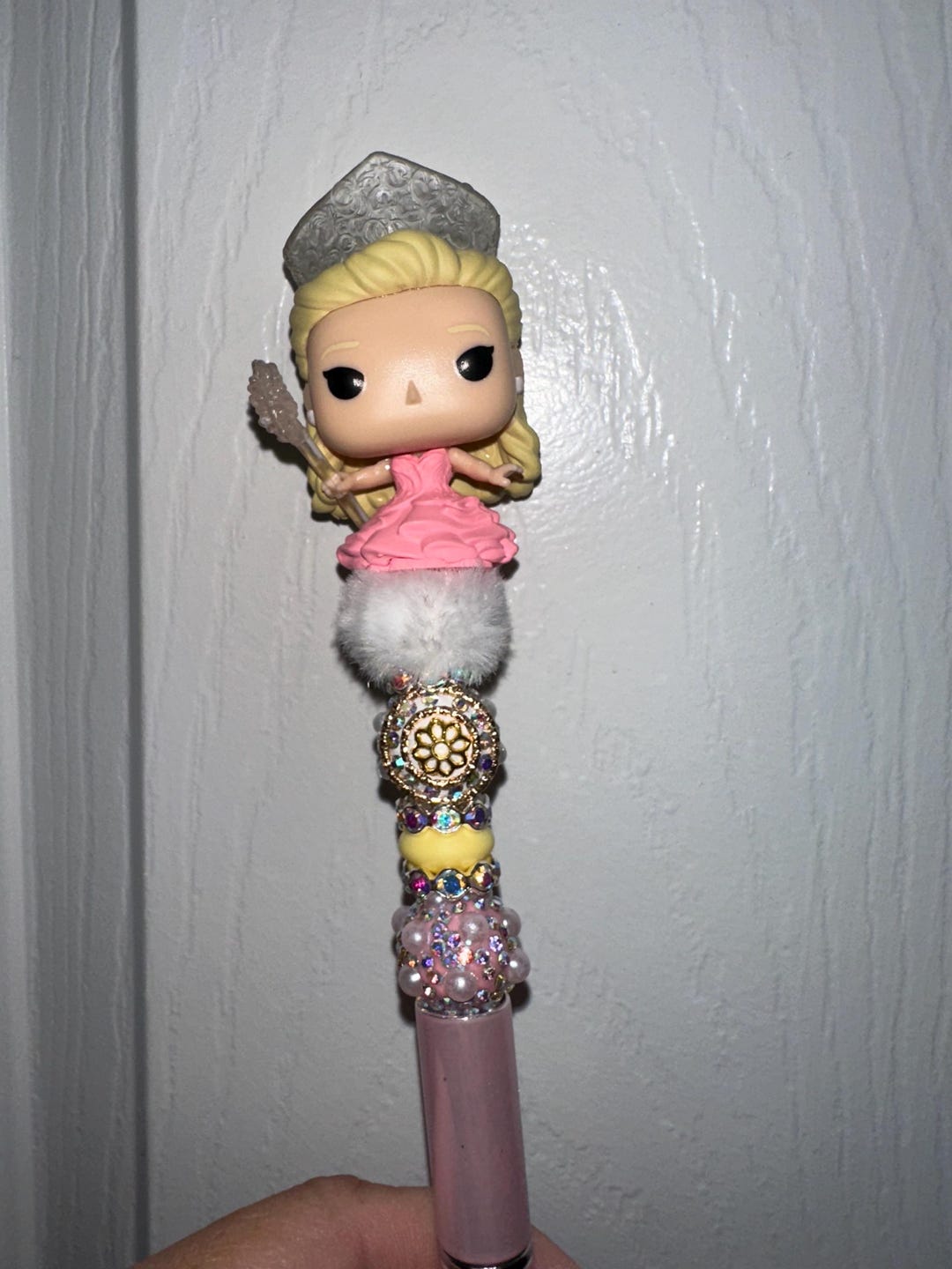 Wicked Glinda Beaded Focal Pen You Choose Ready to Ship Focal Pens - Etsy
