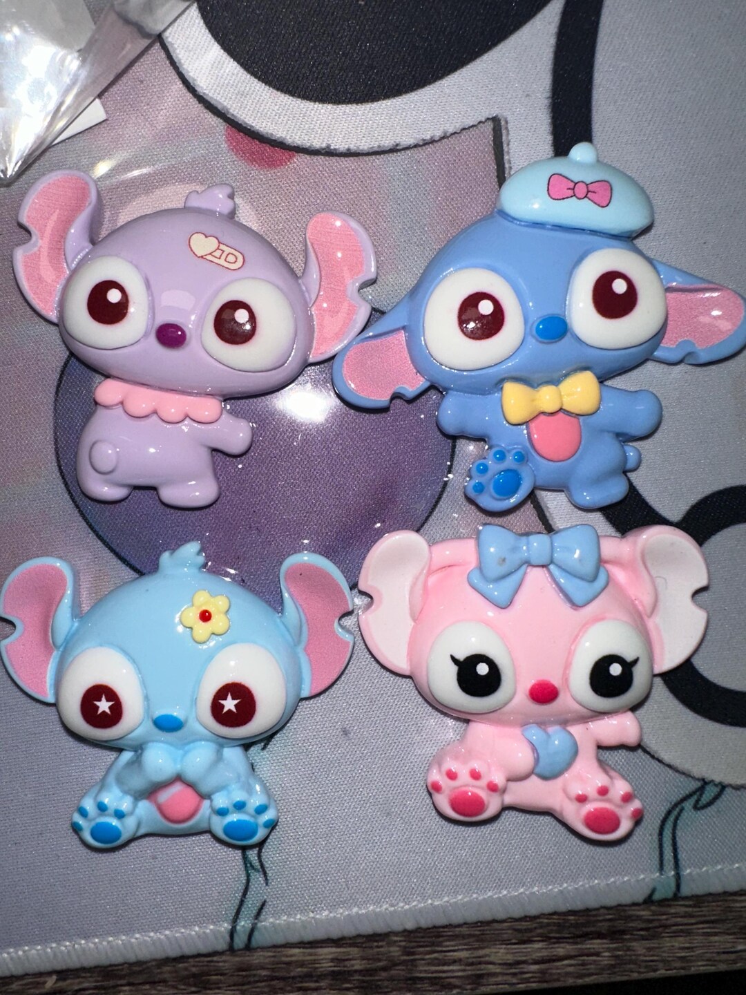 Disney Stitch and Angel Badgereels or Popsockets - Etsy