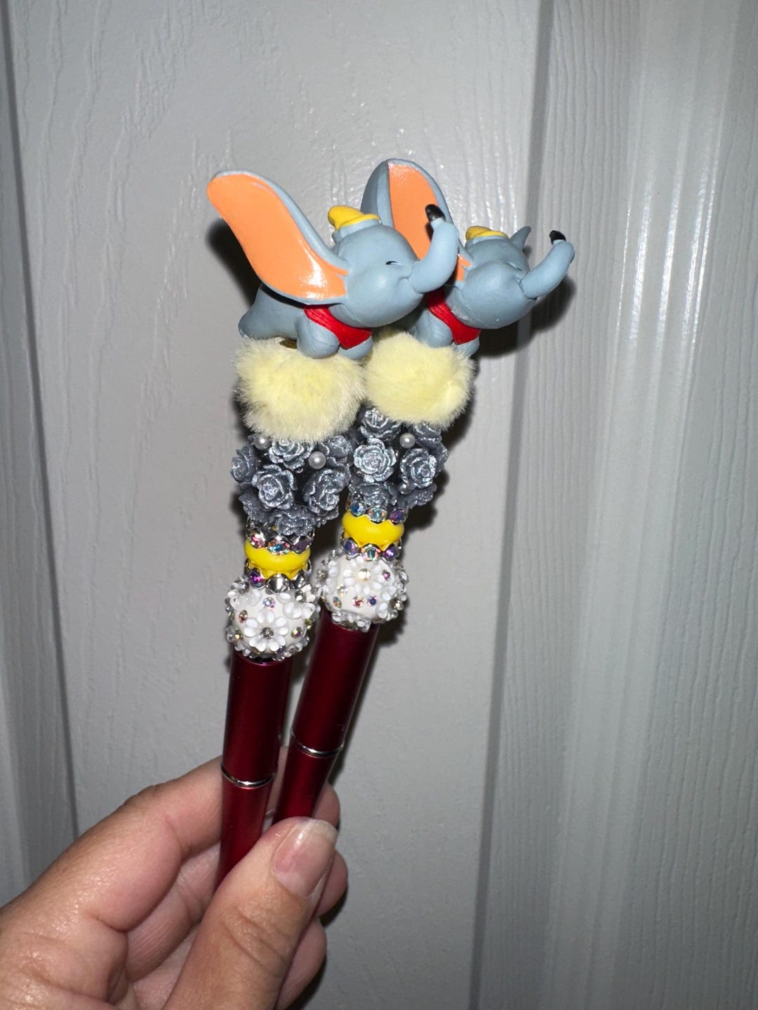 Disney Dumbo the Elephant Beaded Focal Pen Ready to Ship Focal Pens - Etsy