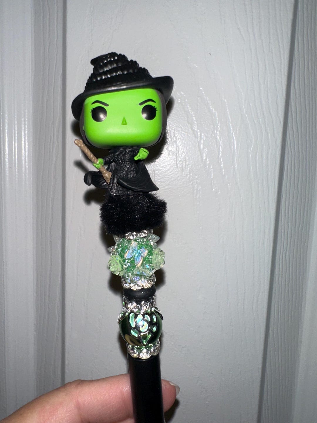 Wicked Elphaba Pen Beaded Focal Pen Ready to Ship Focal Pens - Etsy